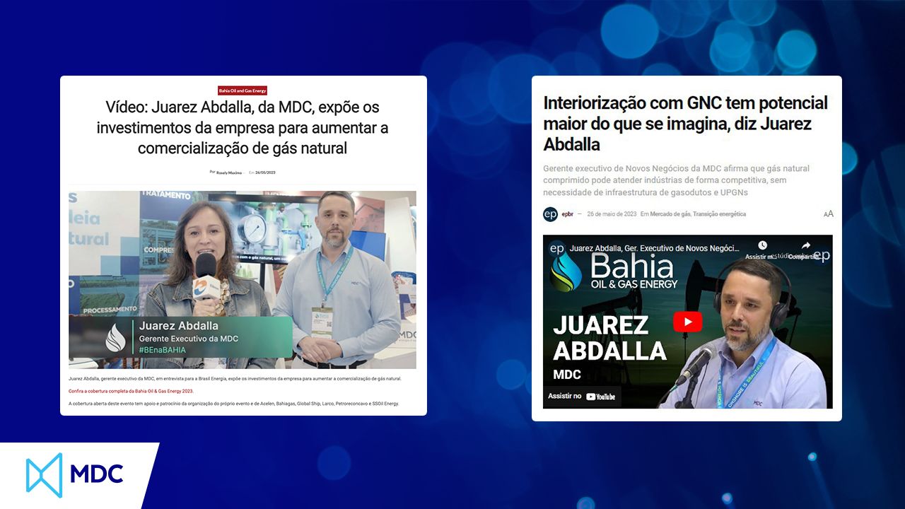 Confira como foi a participação da MDC na Bahia Oil & Gas 2023 - MDC ...